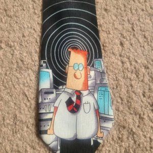 Dilbert | Accessories | Dilbert Tie Silk Computer Programmer Comic ...